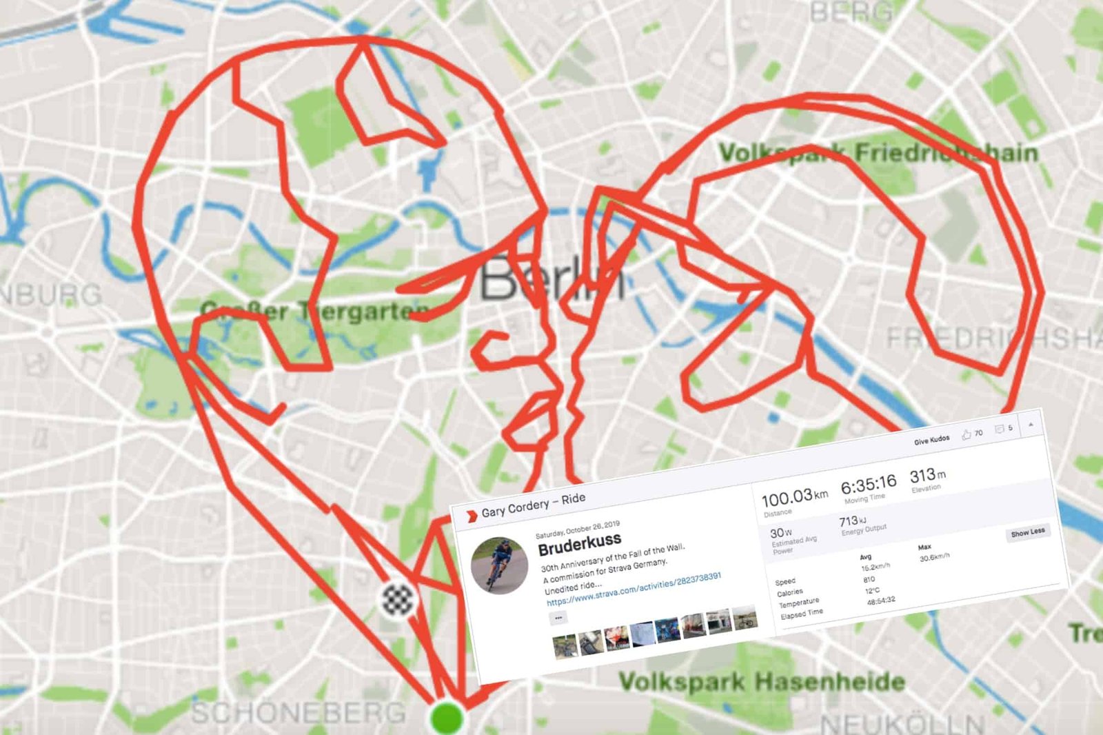 Strava artist creates incredible work to mark anniversary of fall of Berlin